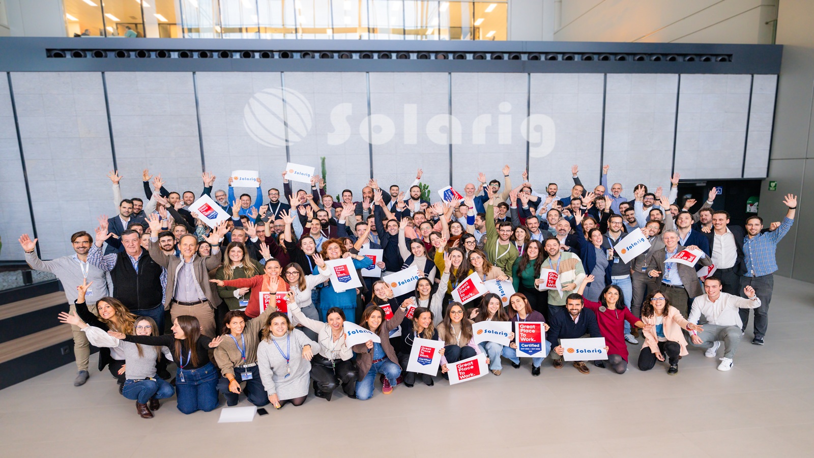 Solarig, reconocida como un gran lugar para trabajar en España