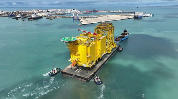 Dragados Offshore envía una estación desde Cádiz a una plataforma ...
